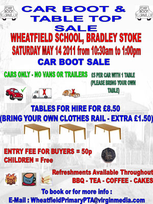 Car Boot & Table Top Sale